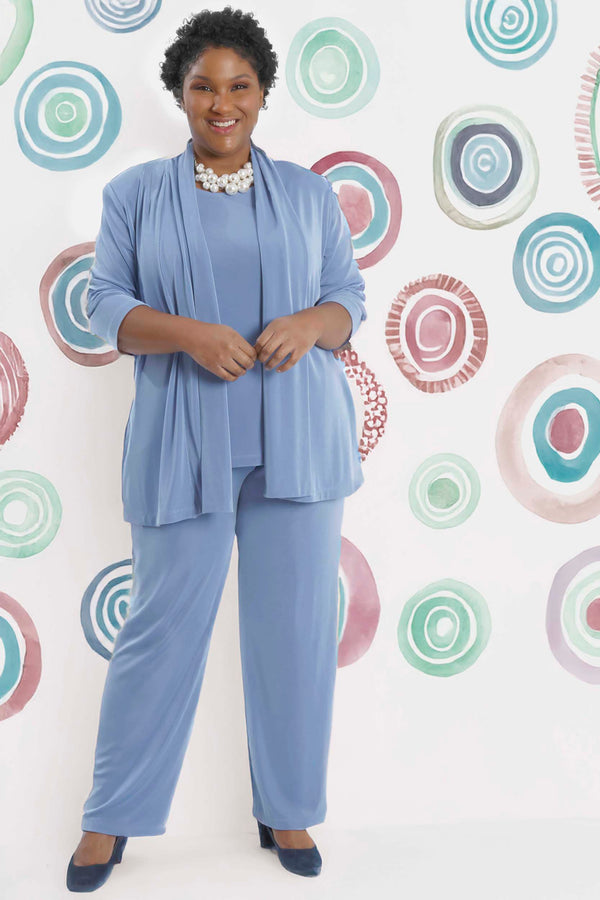 Vikki Vi Classic Powder Blue Tank | PlusbyDesign.com